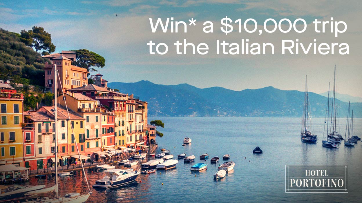 Win a $10K trip to the Italian Riviera